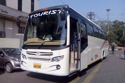41-45 Seater Tata AC Coaches on Hire | Eicher Bus on Rent